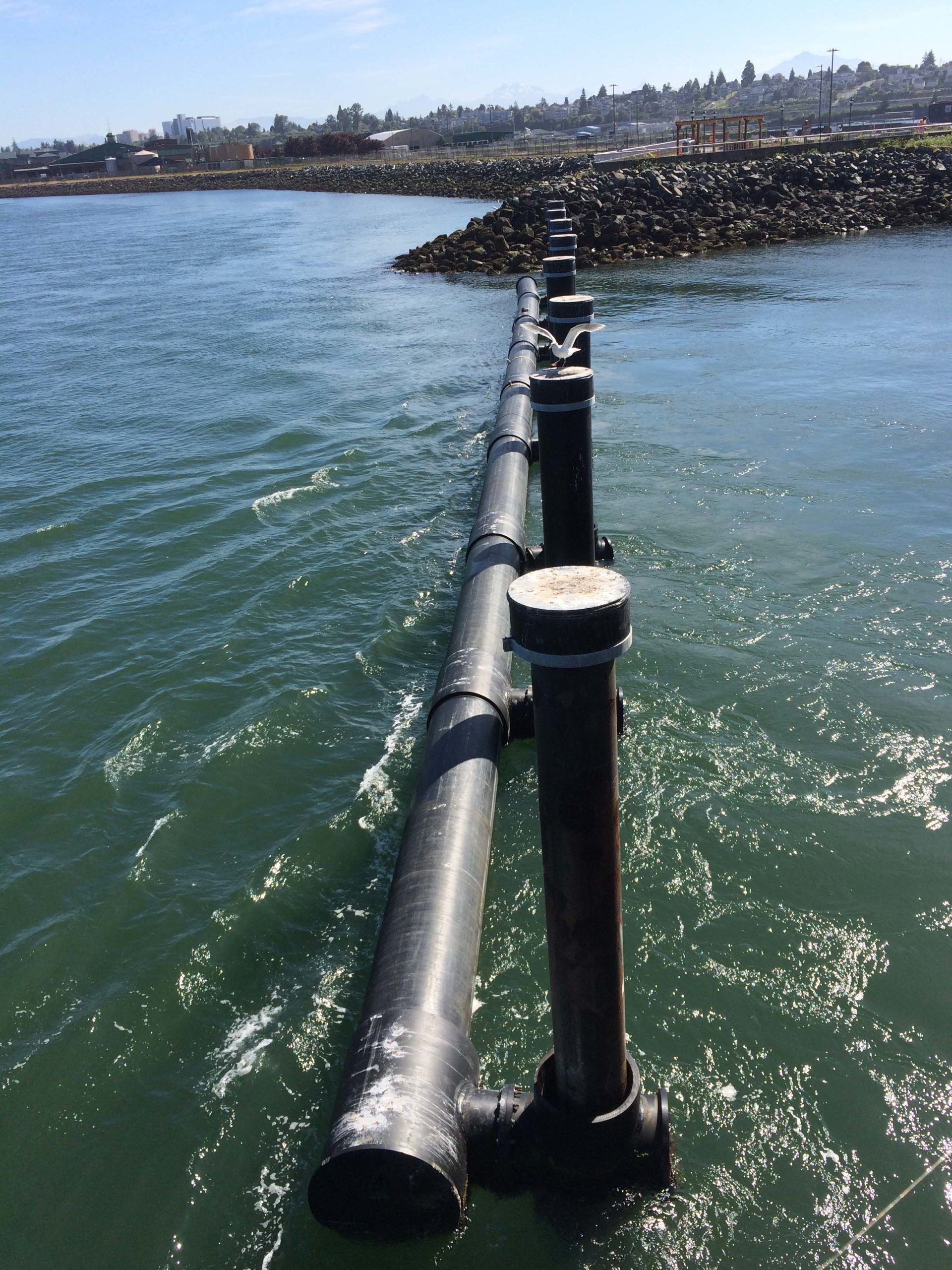 Debris Reflect Naval Station Everett - Valdez Construction